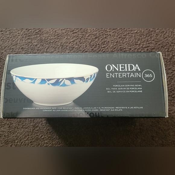 Oneida | Dining | Oneida Porcelain Serving Bowl | Poshmark
